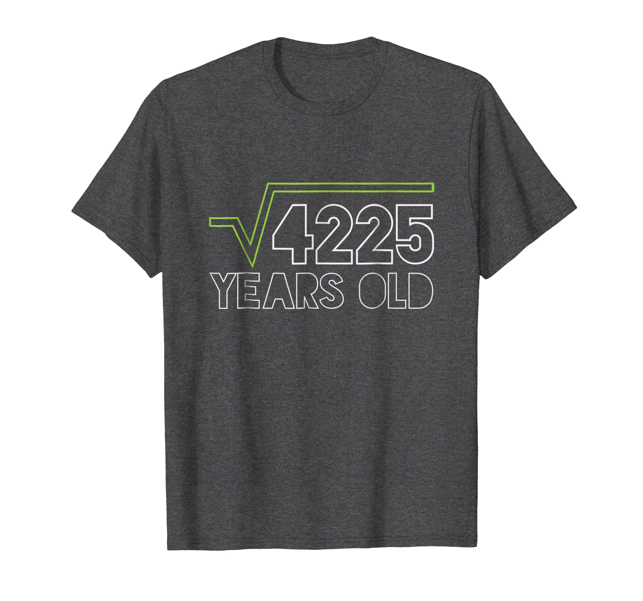 Square Root Of 4225 T Shirt 65th Birthday 65 Years Old Gift ln Lntee square-root-of-4225-t-shirt-65th-birthday-65-years-old-gift-ln-lntee